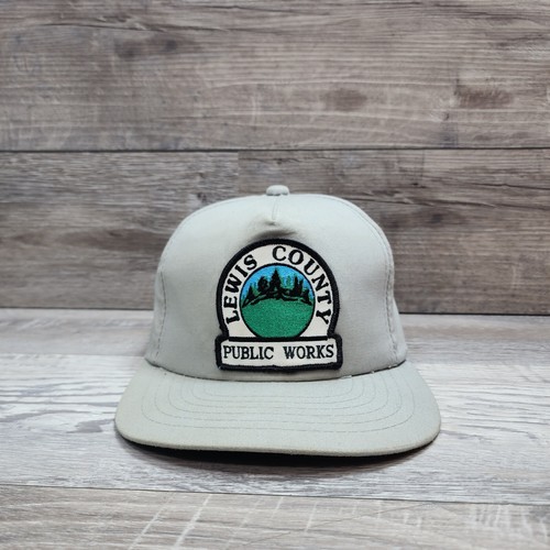 Lewis County Public Works Outdoor Vintage 80's Cap Hat Adjustable ...