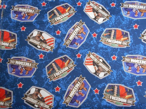 SATURDAY EVENING POST PATRIOTIC TOSS FABRIC By the YARD | eBay