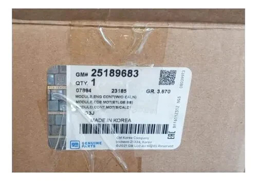 Genuine OEM GM 25189683 Control Engine Module for 2012 2013 Chevy Cruze ...