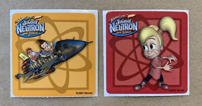 Two The Adventures Of Jimmy Neutron Boy Genius Stickers SmileMakers ...