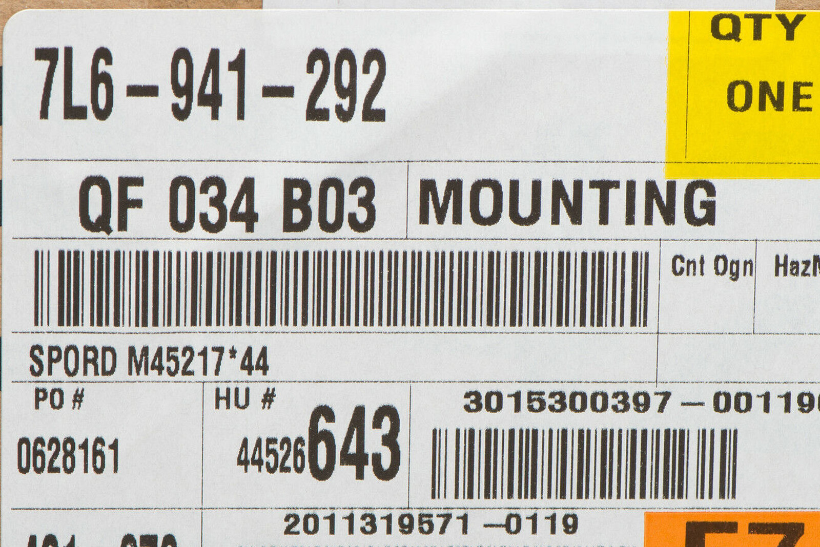 Volkswagen Touareg 7l Right Headlight Bracket 7L6941292 Genuine 2008 ...