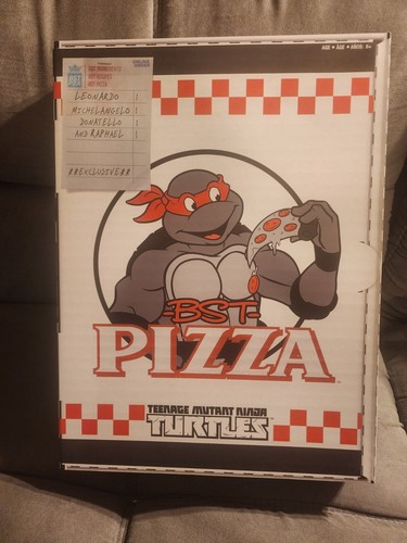 TEENAGE MUTANT NINJA TURTLES PIZZA BOX SET EXCLUSIVE, BST AXN TOYS | eBay