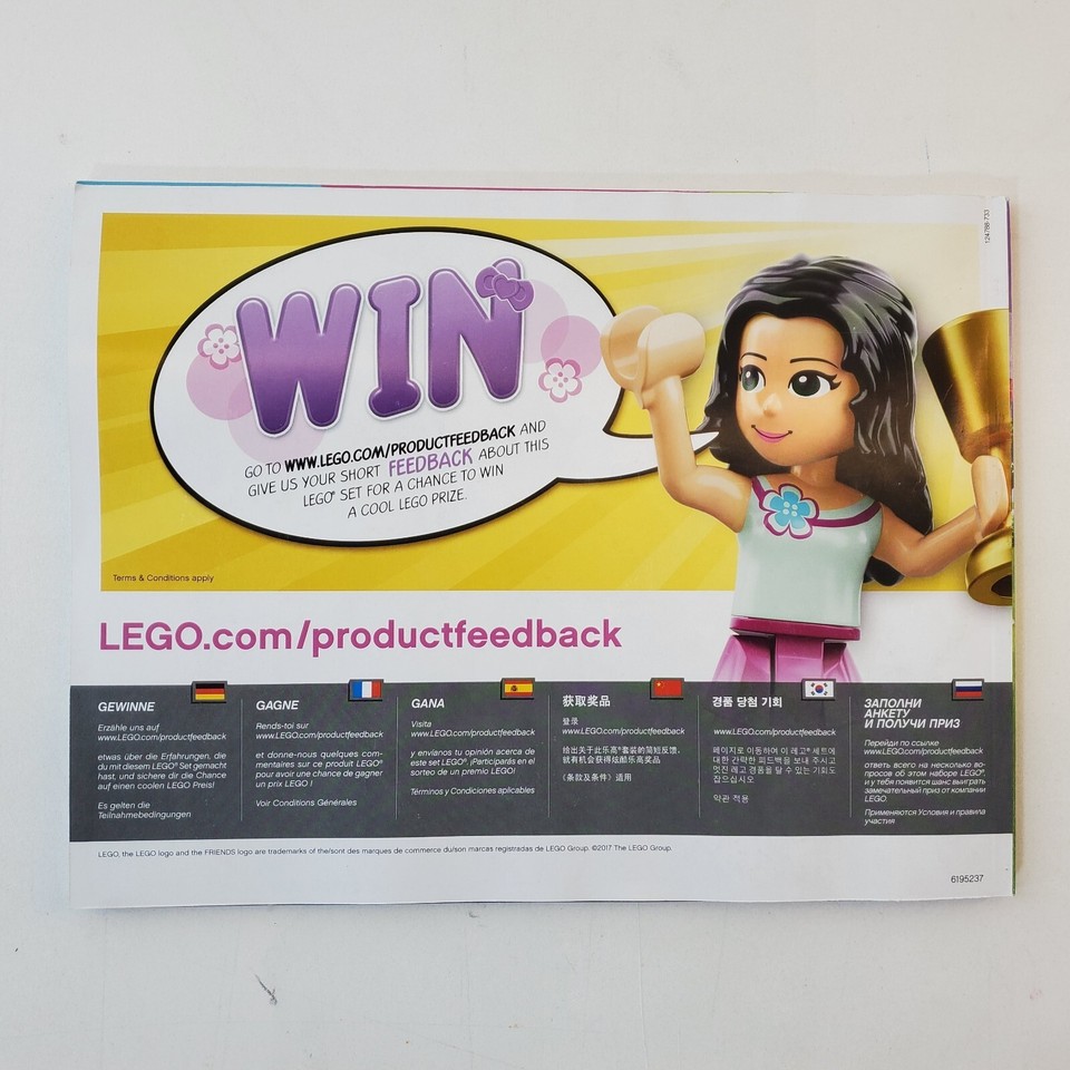 LEGO FRIENDS: 4+ Stephanie's House (41398) Replacement Instructions ...