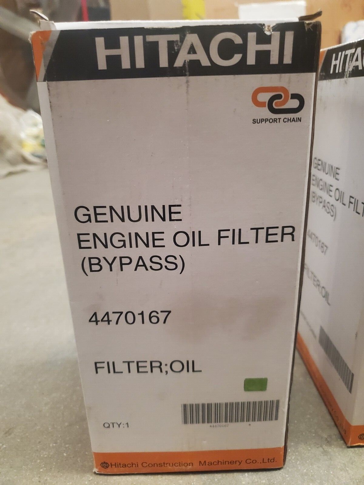 HITACHI ENGINE OIL FILTER 4470167 | eBay