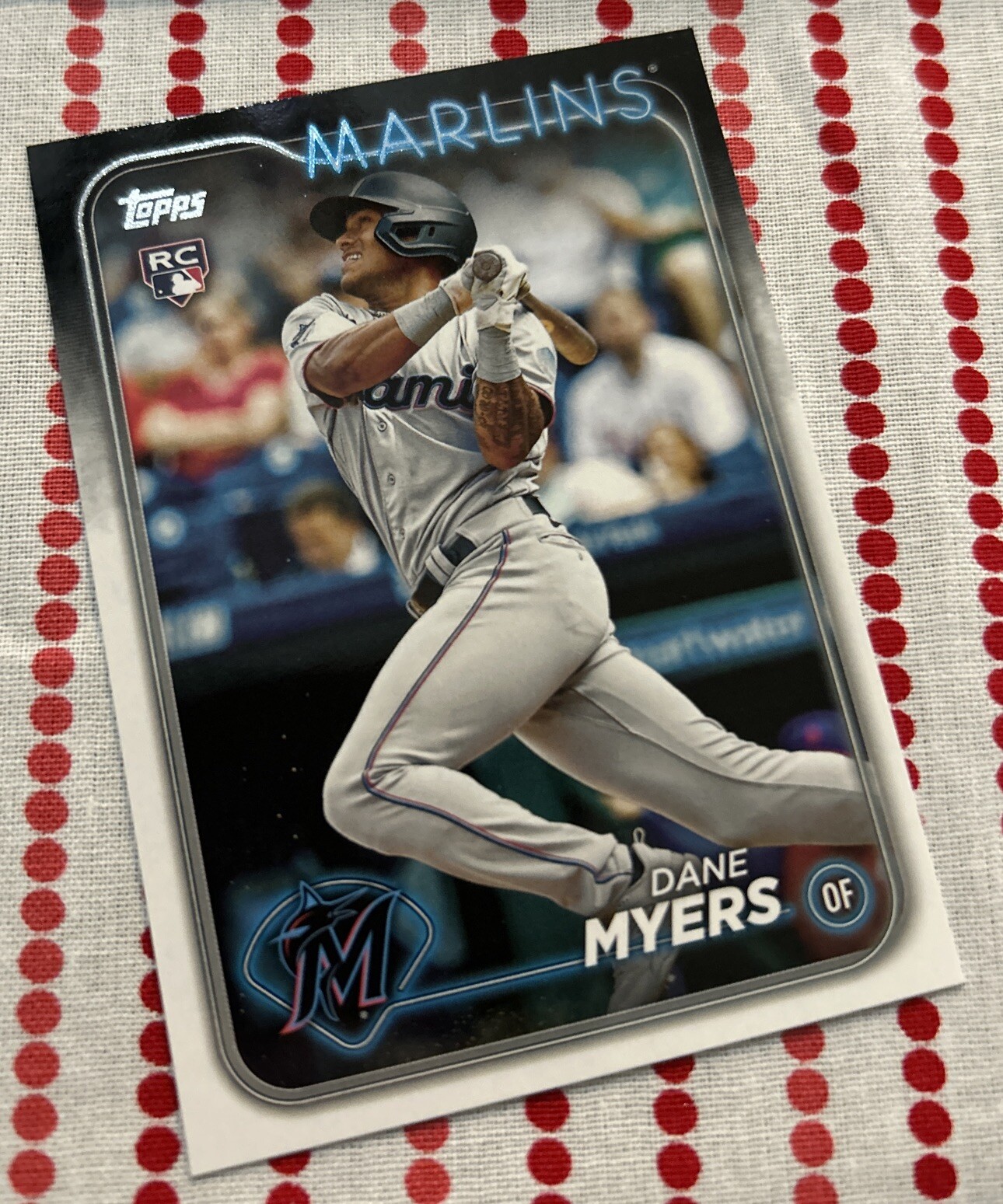 2024 Topps Dane Myers #188 RC Rookie Miami Marlins Baseball Card | eBay