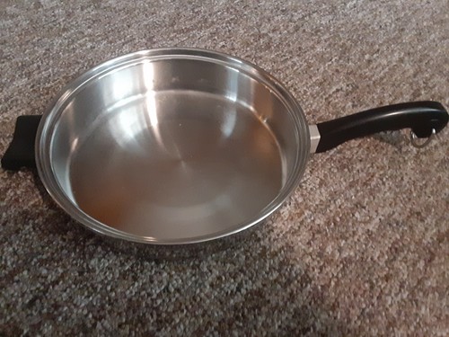 SALADMASTER 11" Skillet 18-8 Tri-Clad Stainless No Lid | eBay