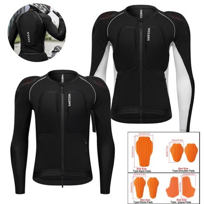 Mens Motorcycle Riding Jacket Full Body Armor Protection Motocross ...