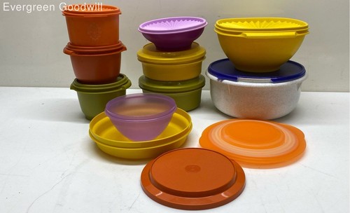 Vintage Tupperware Assorted Container Lot (Most with Lids) (20 Pieces ...