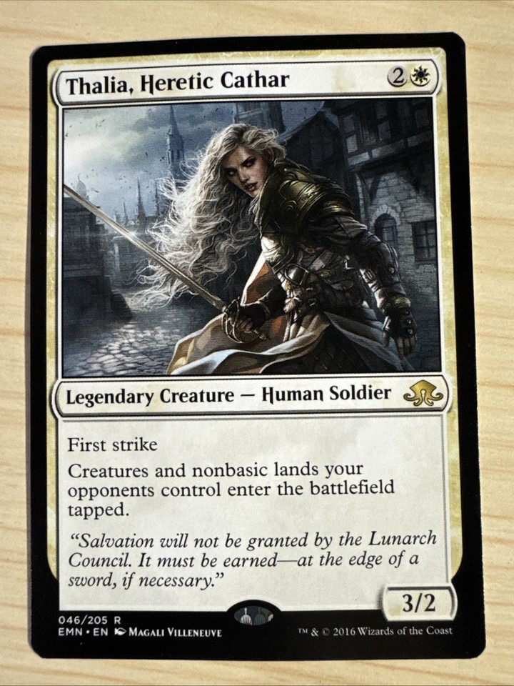 MTG Eldritch Moon Thalia, Heretic Cathar 046/205 Rare (MNT) | eBay