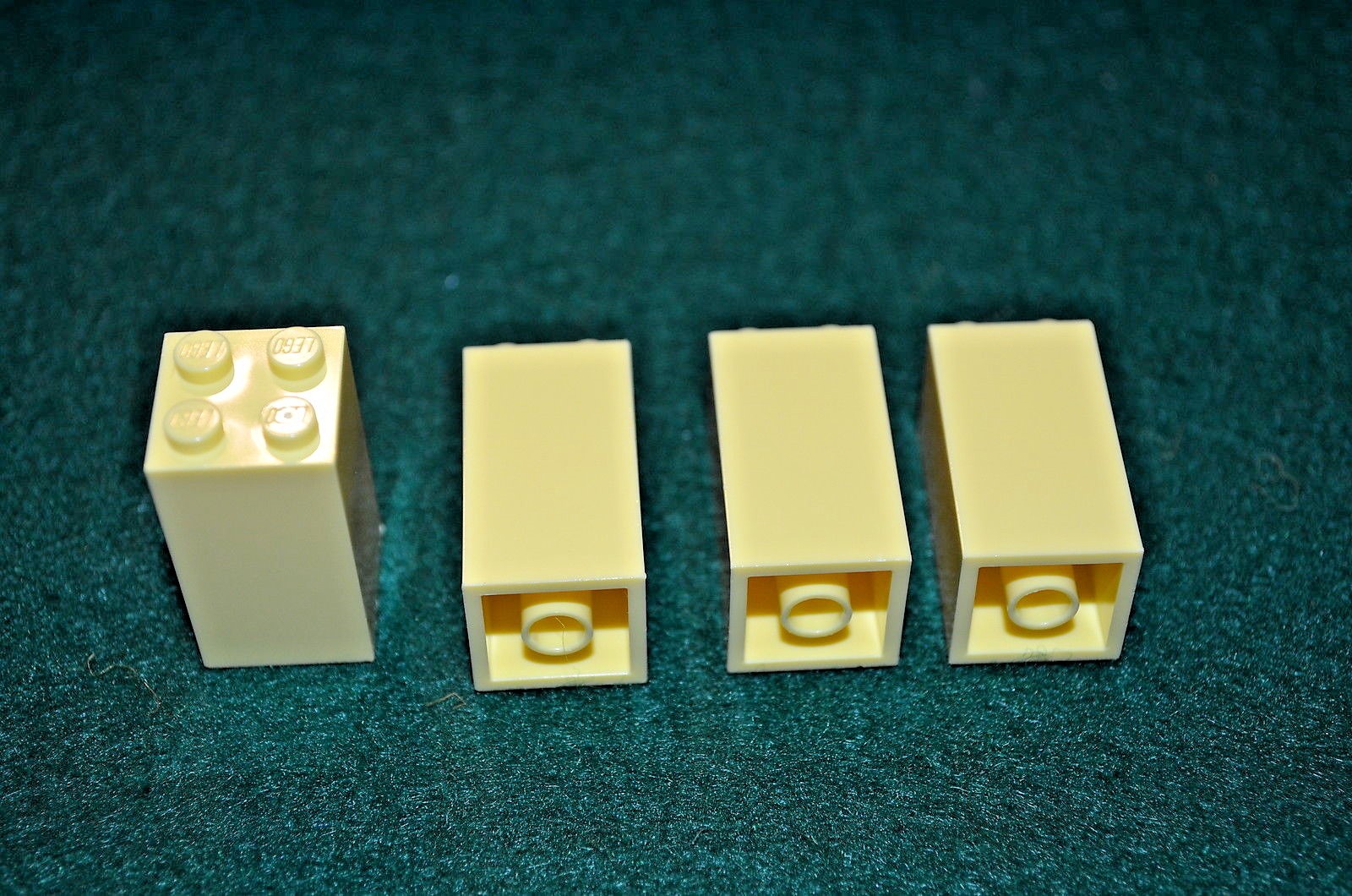 4 ~ 2x2x3 Cool Yellow Column Brick Bricks ~ Lego ~ NEW | eBay