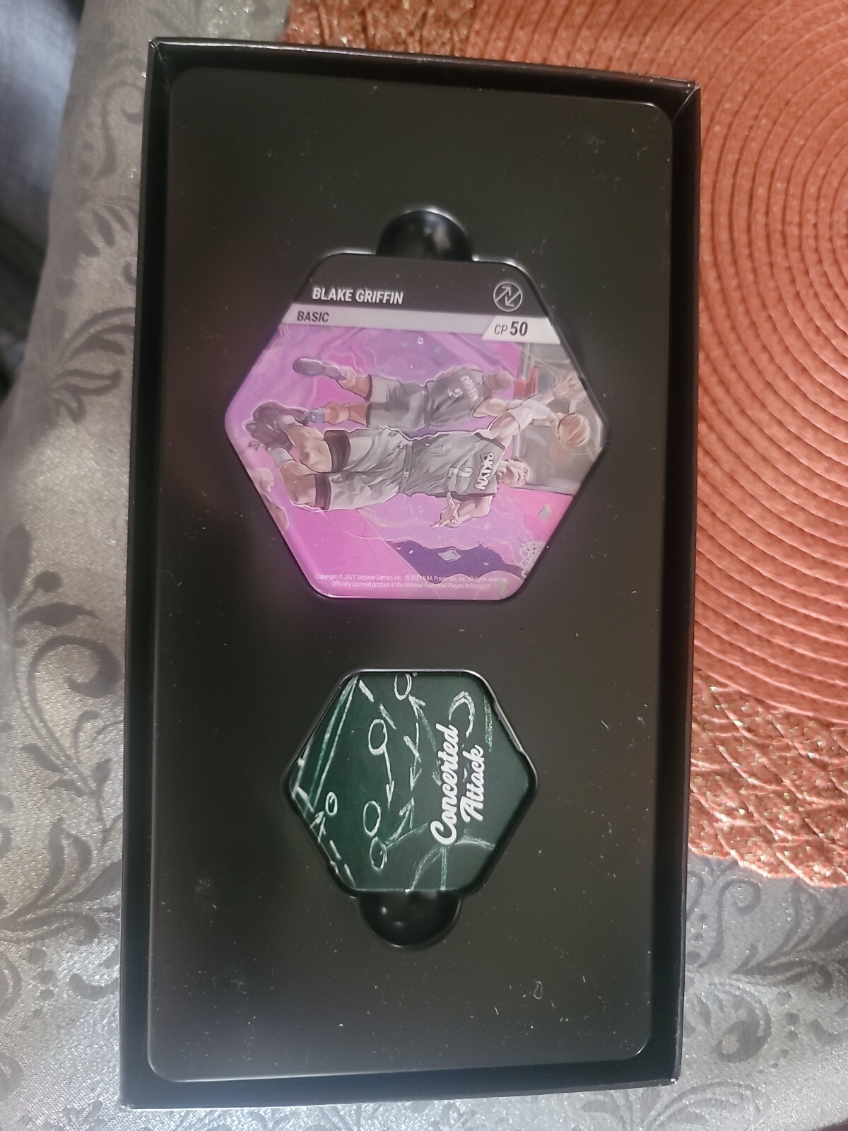 blake griffin Basic NBA Flex Tile Flexagon AR Trading Card First Mint ...