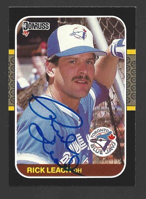 1987 Donruss #567 RICK LEACH Raw - Toronto Blue Jays - In Person ...