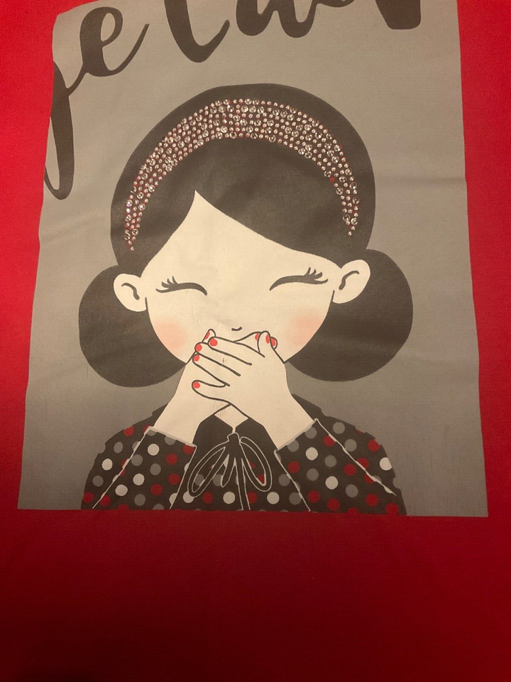 mayoral girls age 7-8 outfit red & grey leggings and top | eBay UK