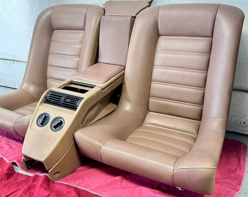 BMW OEM E24 635CSI 633CSI REAR SEAT UPHOLSTERY KIT FRIDGE & A/C CENTER ...