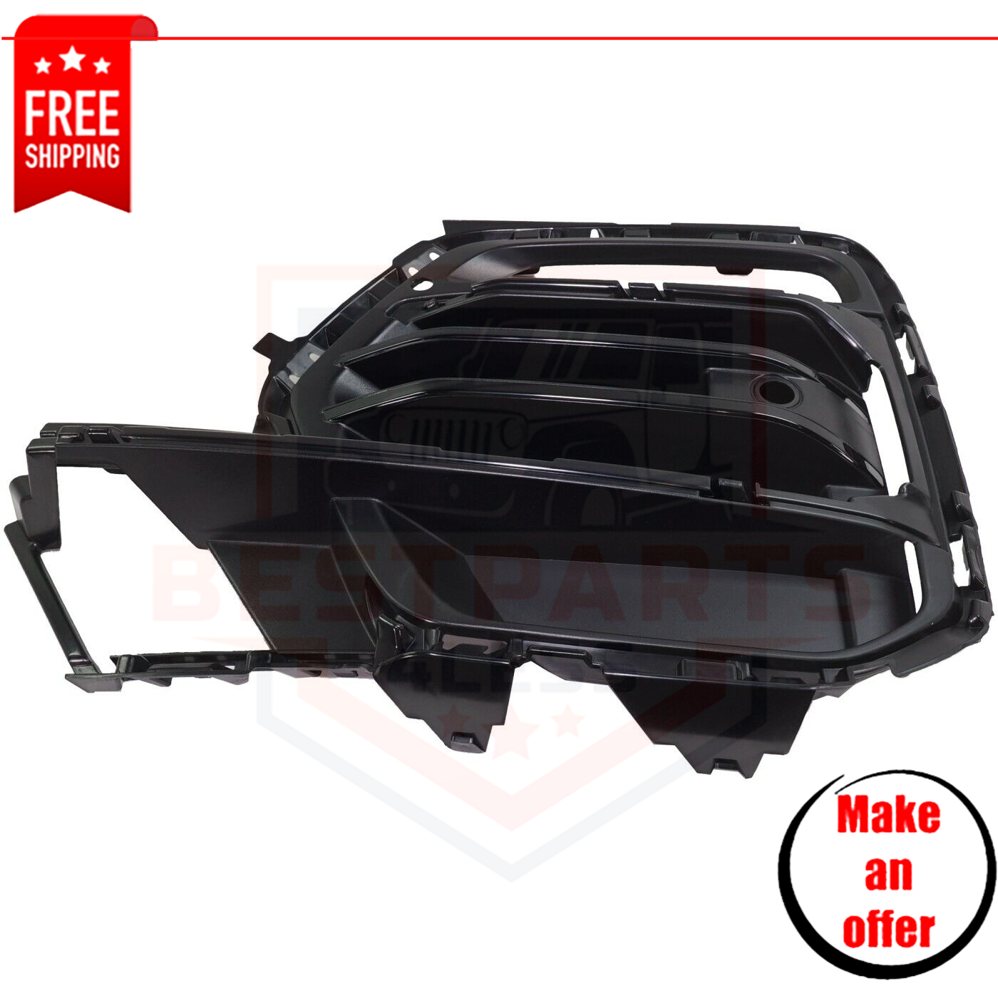 Front Bumper Grilles 51117449687 driver left side for 2020-2021 BMW X5 ...