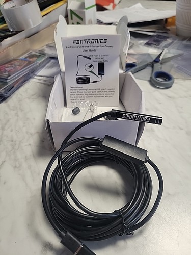 Usb Snake Inspection Camera Fantronics 2.0 Mp Ip67 Waterproof Usb C 16 ...