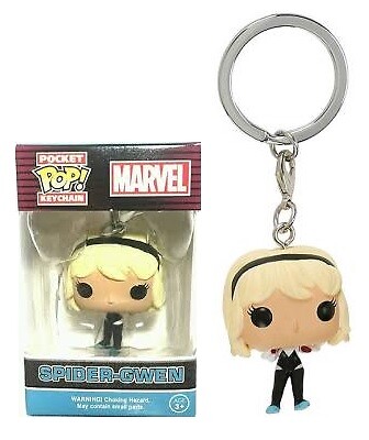 Spiderman Spider-Gwen Unhooded Exclusive Pocket Pop! Keychain OEX | eBay