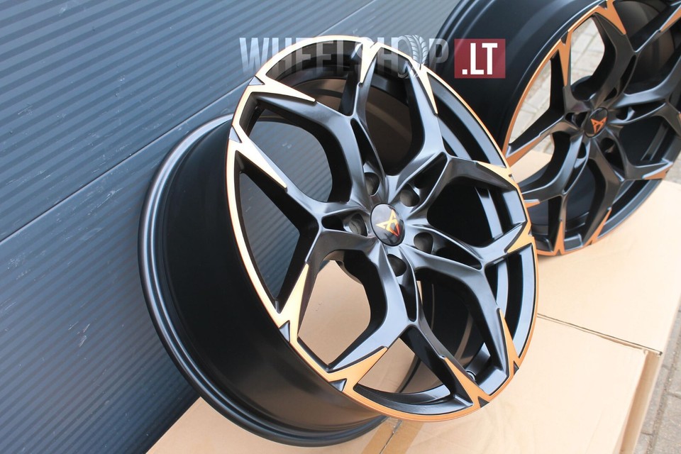 Cupra Formentor R19 5x112 4x19 inch alloys 8.5j Black Copper Felgen VW ...