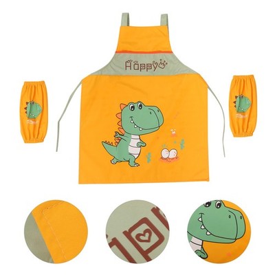 Multi-function Children Apron Cartoon Children's Painting Aprons for ...