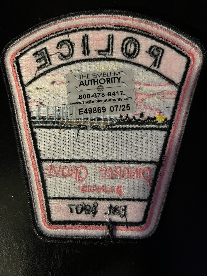 Pingree Grove Illinois Police Breast Cancer Patch | eBay