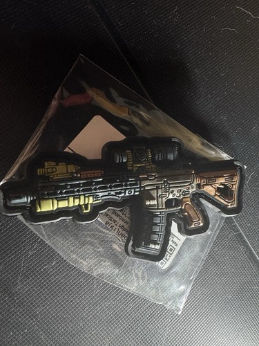 HK416 PVC Patch w/Hook Back SHOT Show Morale H&K Heckler Koch Military SAS Gun | eBay