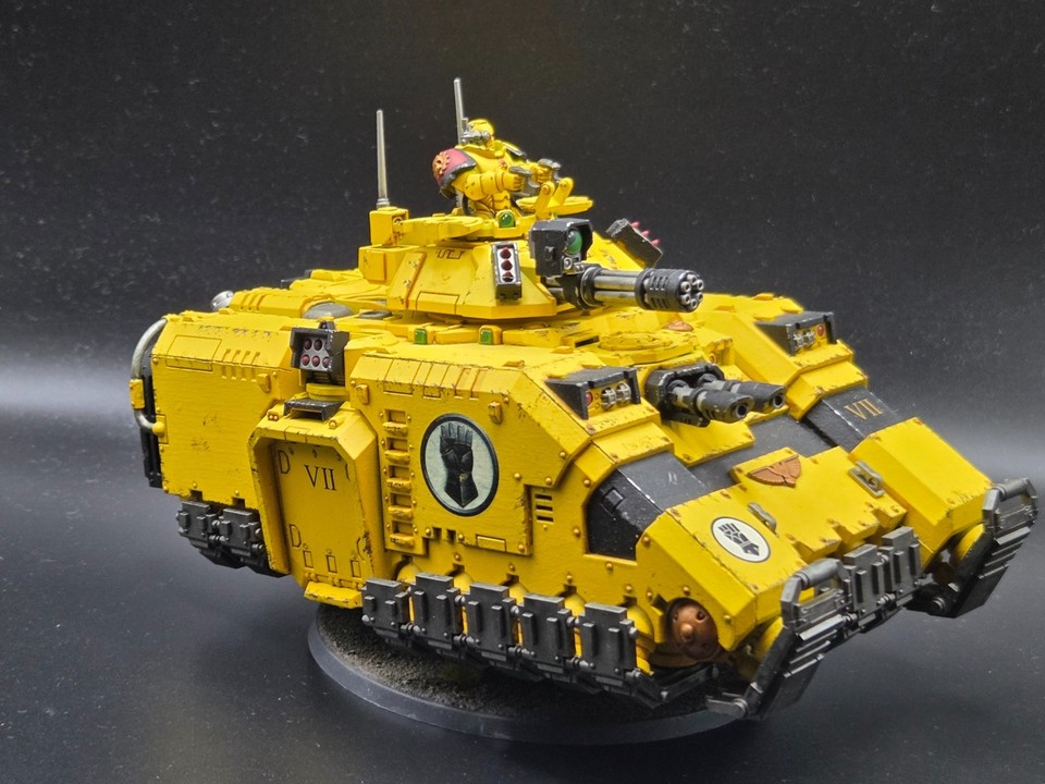Warhammer 40K Primaris Repulsor Imperial Fists Vehicle Tank Fully ...