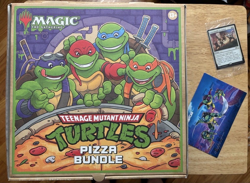2025 NYCC MTG Teenage Mutant Ninja Turtles Pizza Box Bundle Exclusive ...