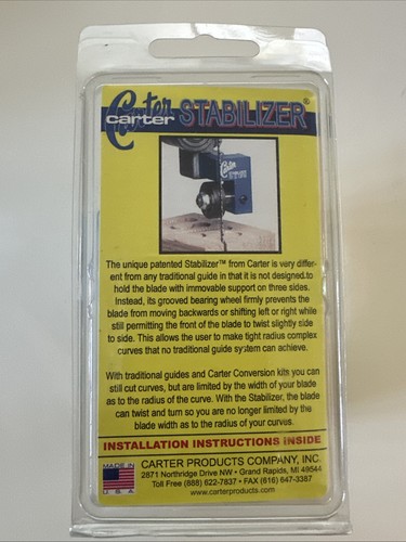 Carter Bandsaw Blade Stabilizer JET 1 for Blades 1/4” or Less use w/Jet ...
