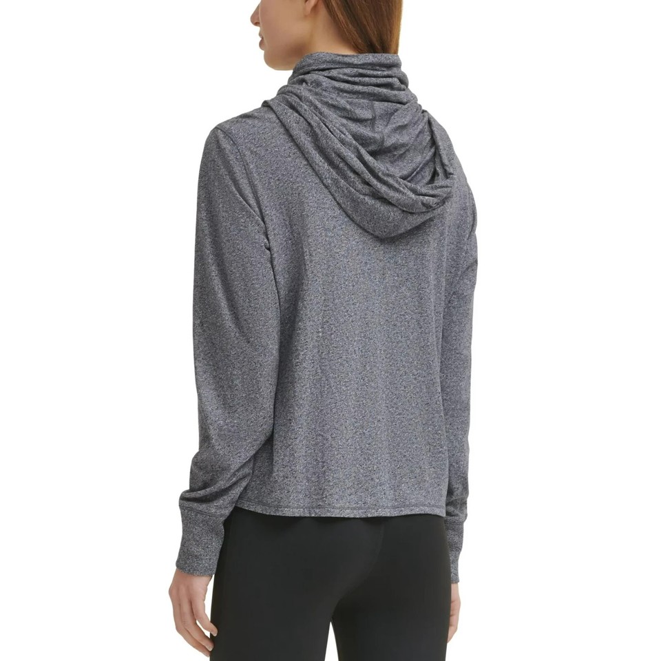 Calvin Klein Womens Performance face-Cover Hoodie gray Size S MSRP $50 ...