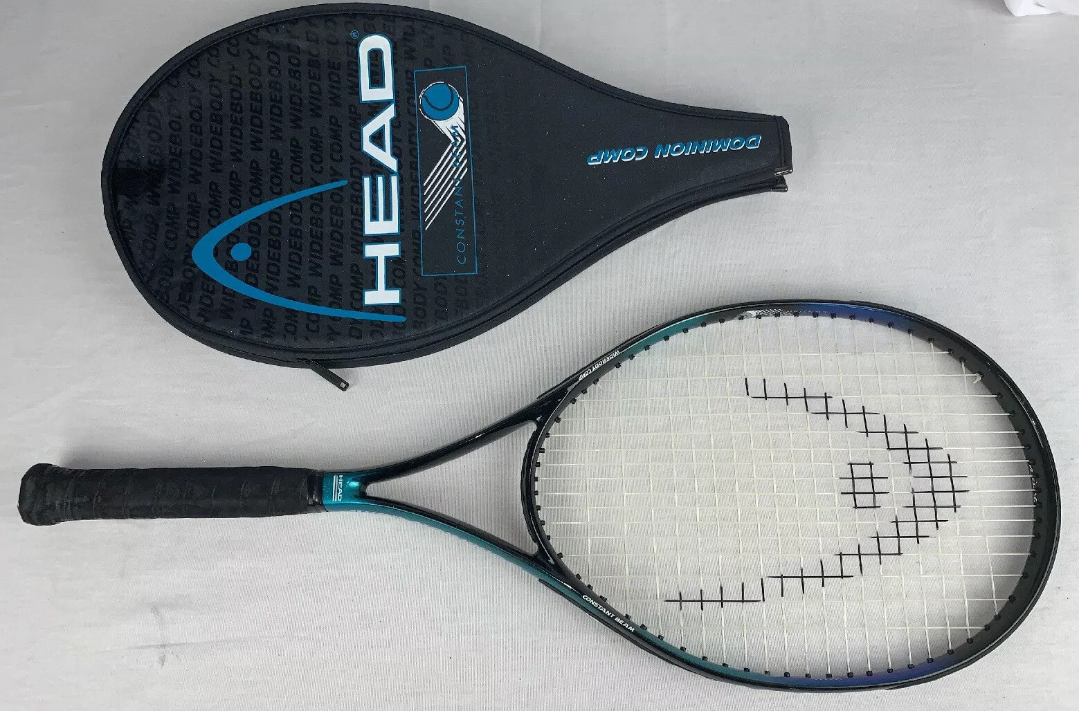 Head Constant Beam Oversize Graphite Wide Body Tennis Racquet w/ Cover ...