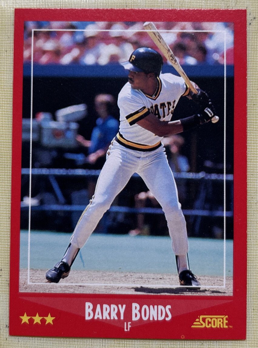 1988 Score Barry Bonds Baseball Card #265 Pirates Mid-Grade | eBay