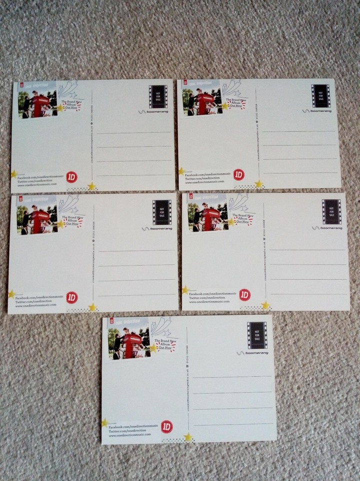 One Direction promo postcards, Harry Styles Interest | eBay