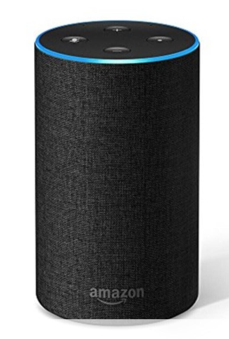 Amazon Echo (2nd Generation) Smart Assistant Speaker - Charcoal Fabric