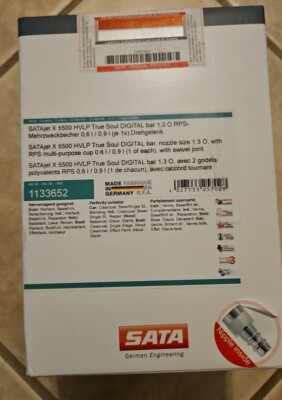 SATA Jet X 5500 Digital {bar}HVLP (1.3 O) True Soul Special Edition | eBay
