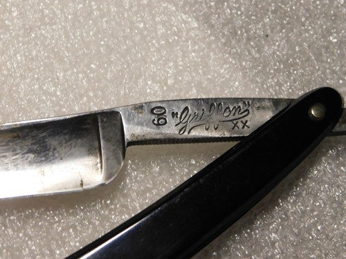 Vintage Griffon XX Carbo Magnetic Straight Razor "60" Lion Hallmark ...
