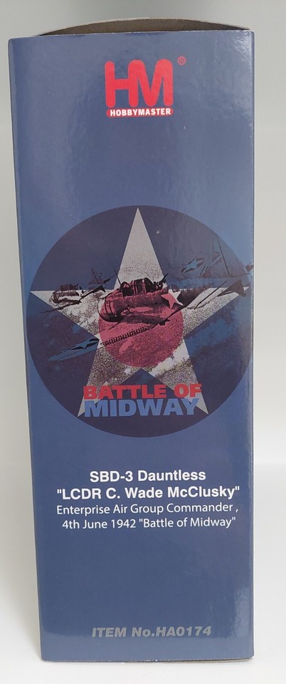 HOBBY MASTER HA0174 SBD-3 Dauntless "LCDR C. Wade McClusky" - Battle of ...