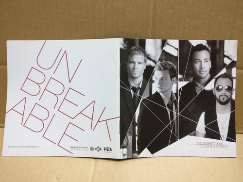 Backstreet Boys BSB Unbreakable 2007 Rare Singapore English CD FCS9907 ...