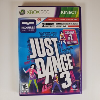 Just Dance 3 Xbox 360 Target Exclusive Edition Rihanna, B.O.B Katy Perry complet | eBay