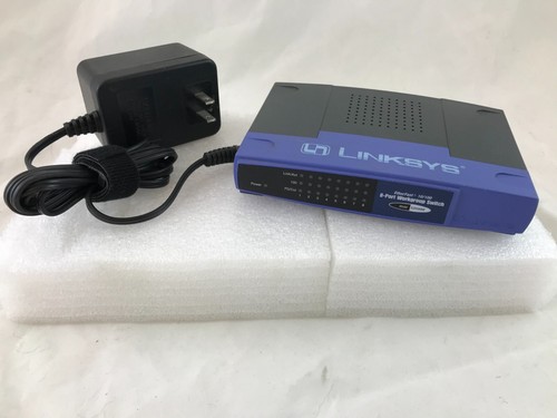 Cisco Linksys EZXS88W 10/100 8-Port Workgroup Switch 731698106124| eBay