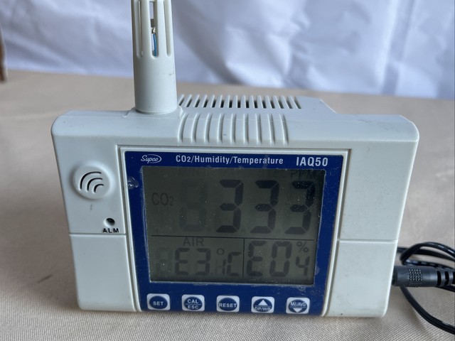 Supco IAQ50 CO2 Carbon Dioxide Meter Indoor Air Quality Monitor ...