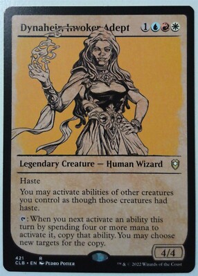 Dynaheir, Invoker Adept *Showcase Rare* Magic MtG x1 CLB Baldur's Gate ...