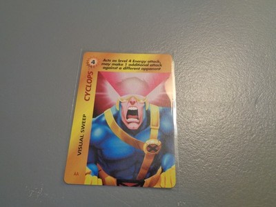 1995 Marvel Overpower Card Game Cyclops Visual Sweep (A) | eBay