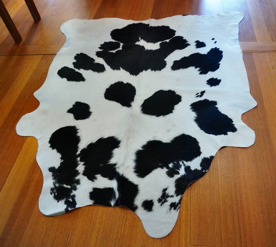 A Bold Patterning - A Beautiful Crisp Black & White Friesian Cowhide ...
