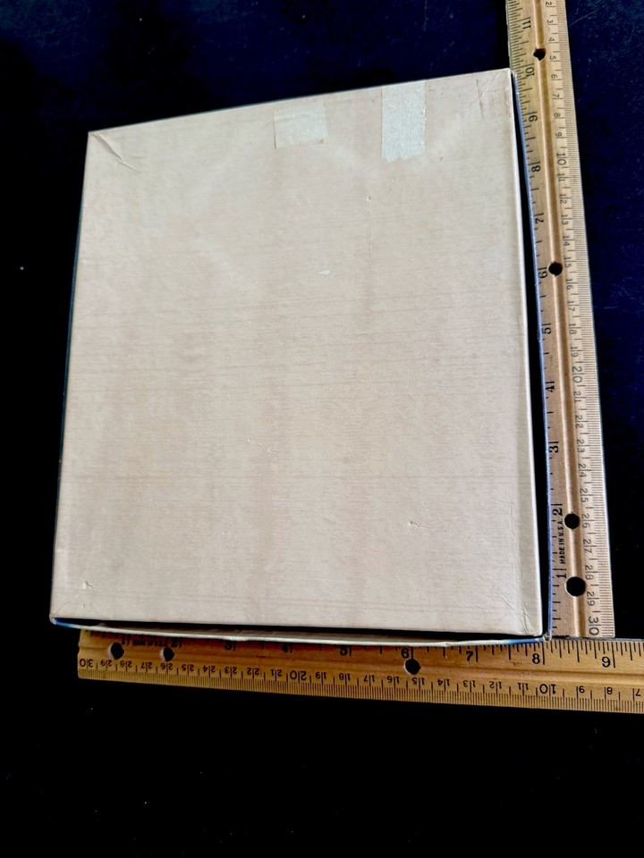 1 Rust Craft EMPTY BOX, Once Held 25 VTG Marjorie Cooper Xmas Greeting ...