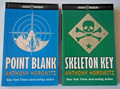 ALEX RIDER Collection POINT BLANK & SKELETON KEY - 2 Books - ANTHONY ...