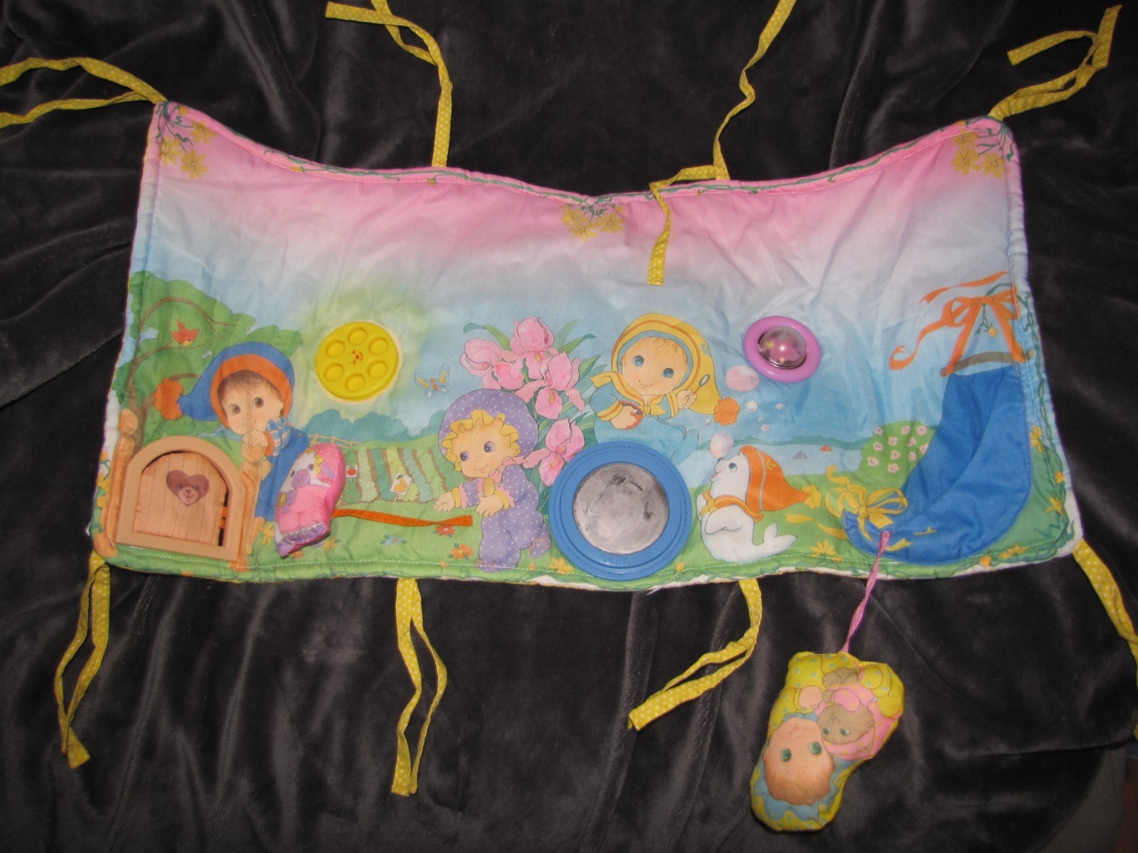 Jammie Pies Crib Rail Wrapper 1986 Playskool Spunkle Ditty Pittipin ...