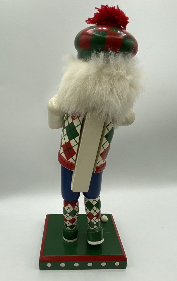 Golfer Nutcracker Village 1998, Used / Missing Golf Club. Free Shipping ...