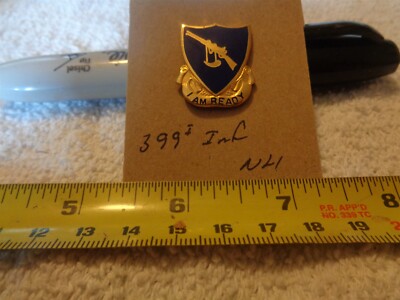 399th Infantry NH Unit Crest, DI, DUI (DRAW#92) | eBay