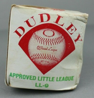 Vintage Dudley Little League Approved Ball Unplayed New in Box LL-9 | eBay