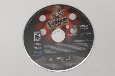 The Voice I Want You (PS3, 2014) Disc Only | eBay